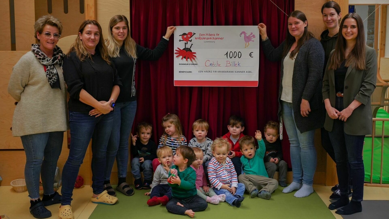 Een Häerz fir kriibskrank Kanner: Don vun der Crèche Billek vun ...