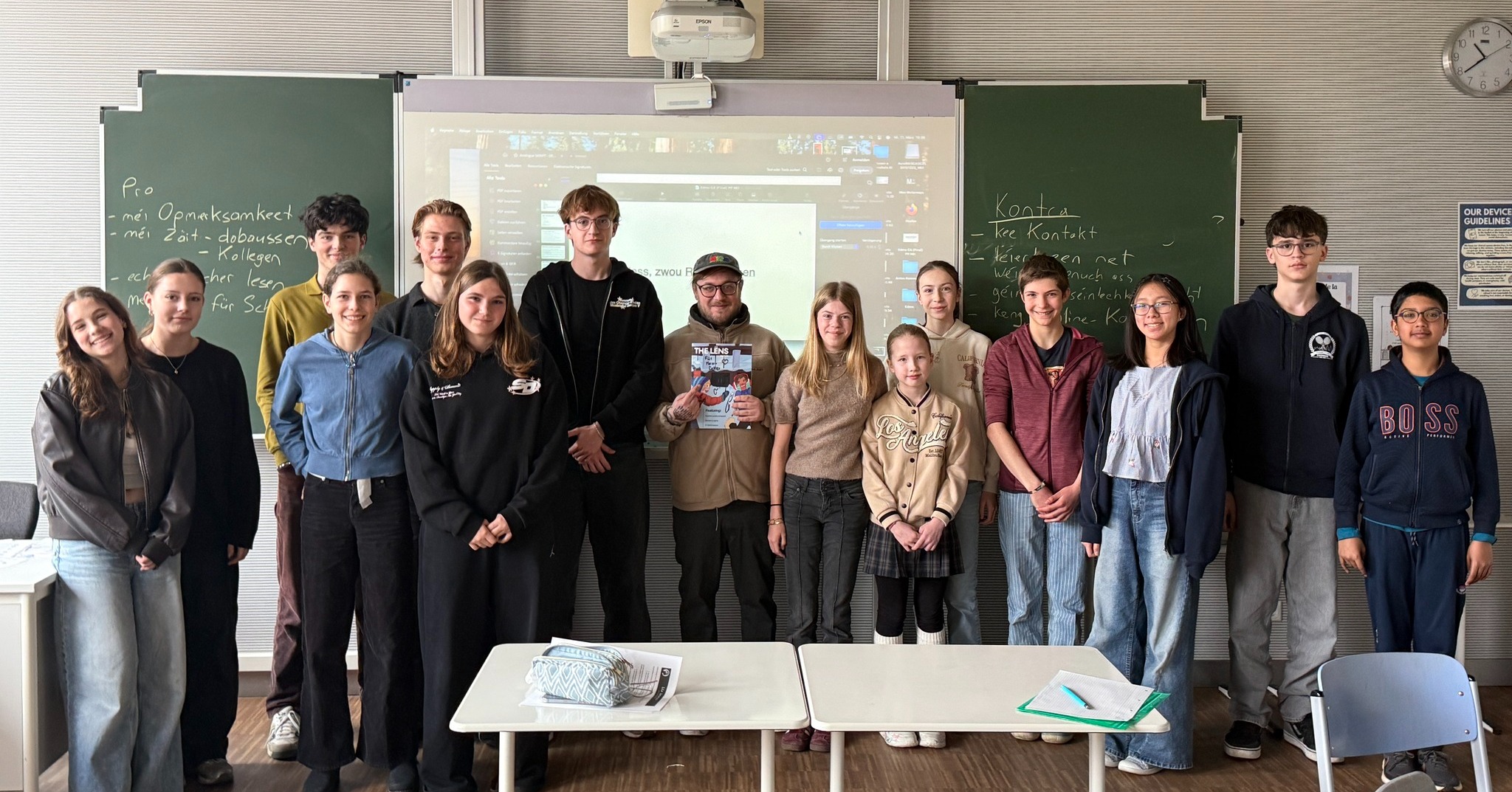 RTL-Journalist am Lënster Lycée: Fake-News, kënschtlech Intelligenz an ...