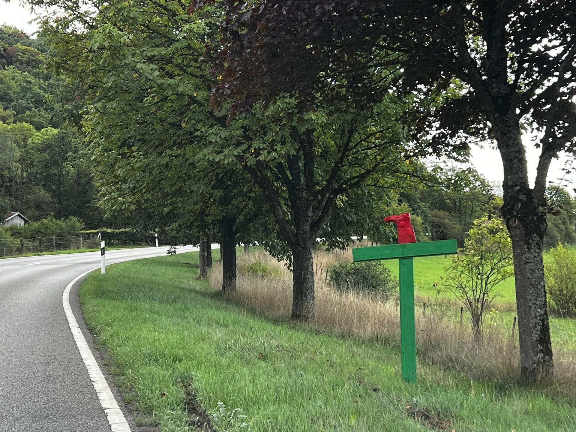 Action "botte rouge": Que signifient les croix vertes plantées au bord ...