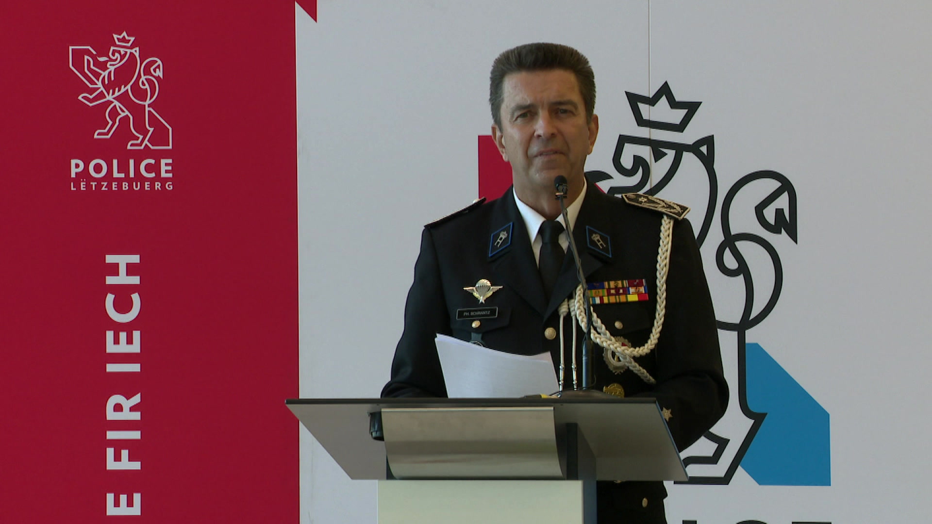 Leadership transition underway: Senior members of Luxembourg's police ...