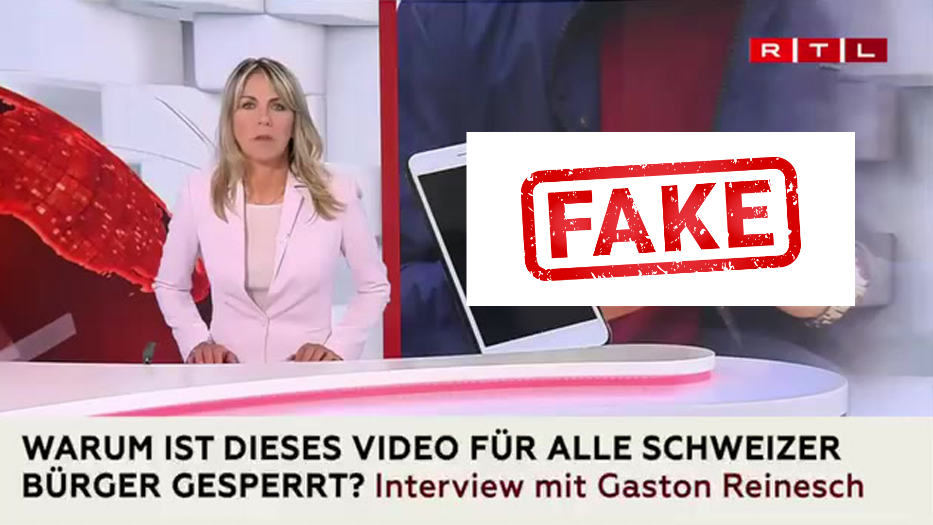 Opgepasst FAKE!: Manipuléierte Video weist Gaston Reinesch a Mariette ...