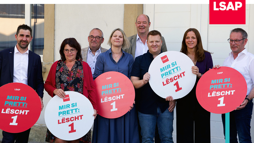 Elections législatives: Le LSAP a présenté sa liste pour la ...