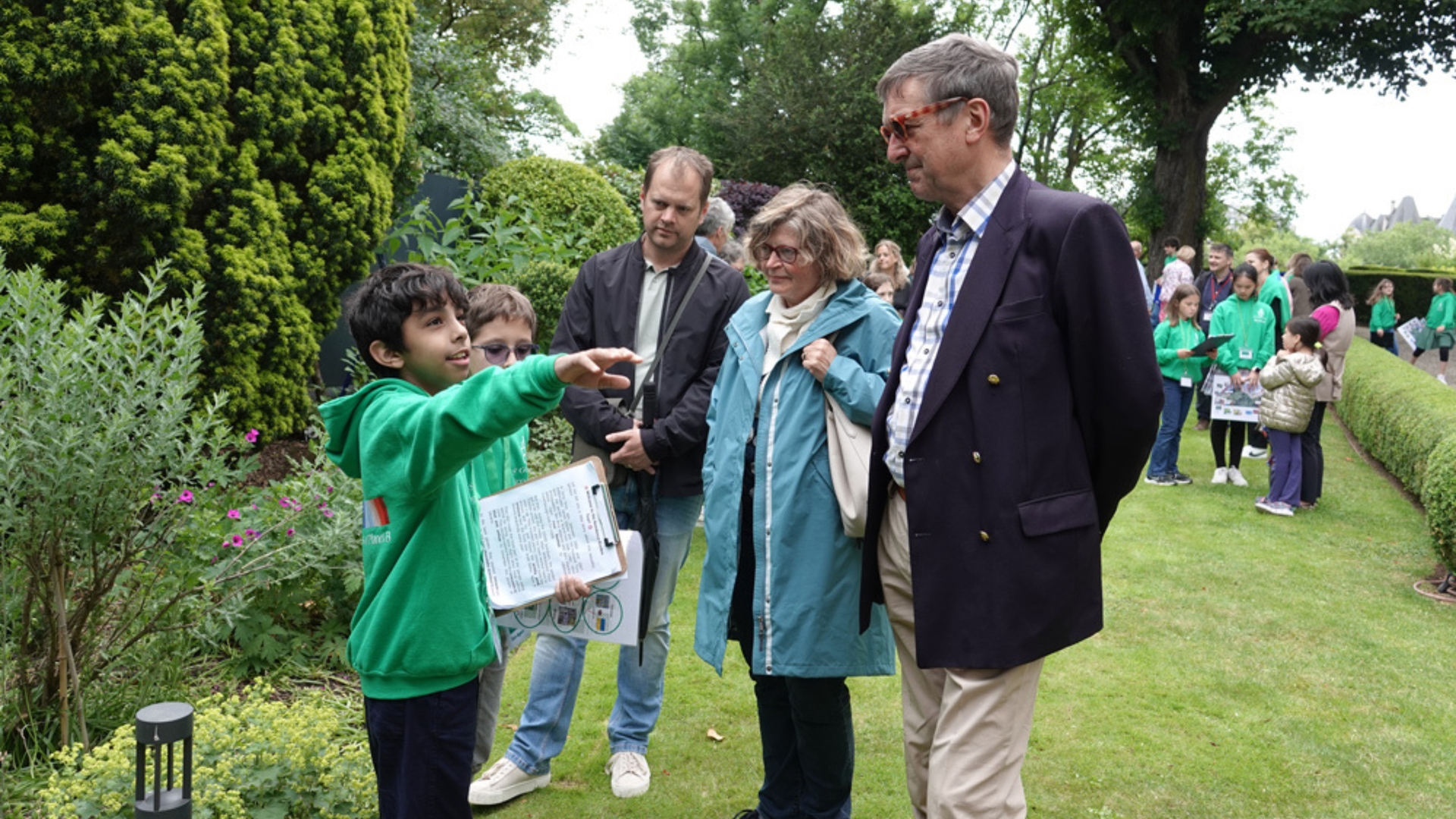On World Environment Day: Young 'Eco-Agents' lead garden tour at British ambassador's residence