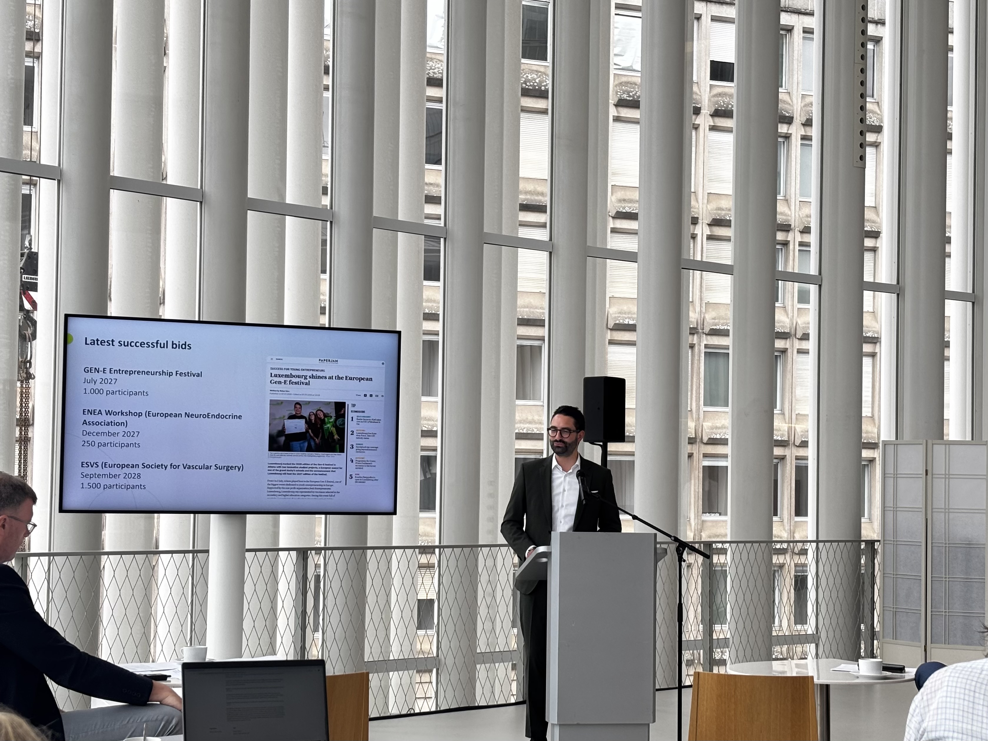 11. 600 événements professionnels en 2025: Eric Thill satisfait de l ...