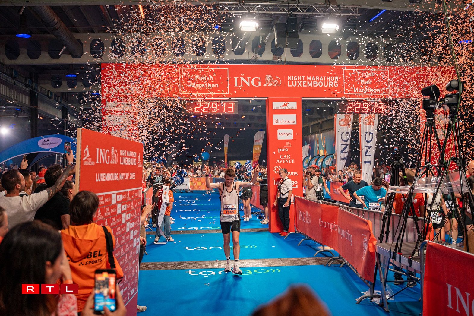 Photos et résultats: Victoire luxembourgeoise sur l'ING Night Marathon ...