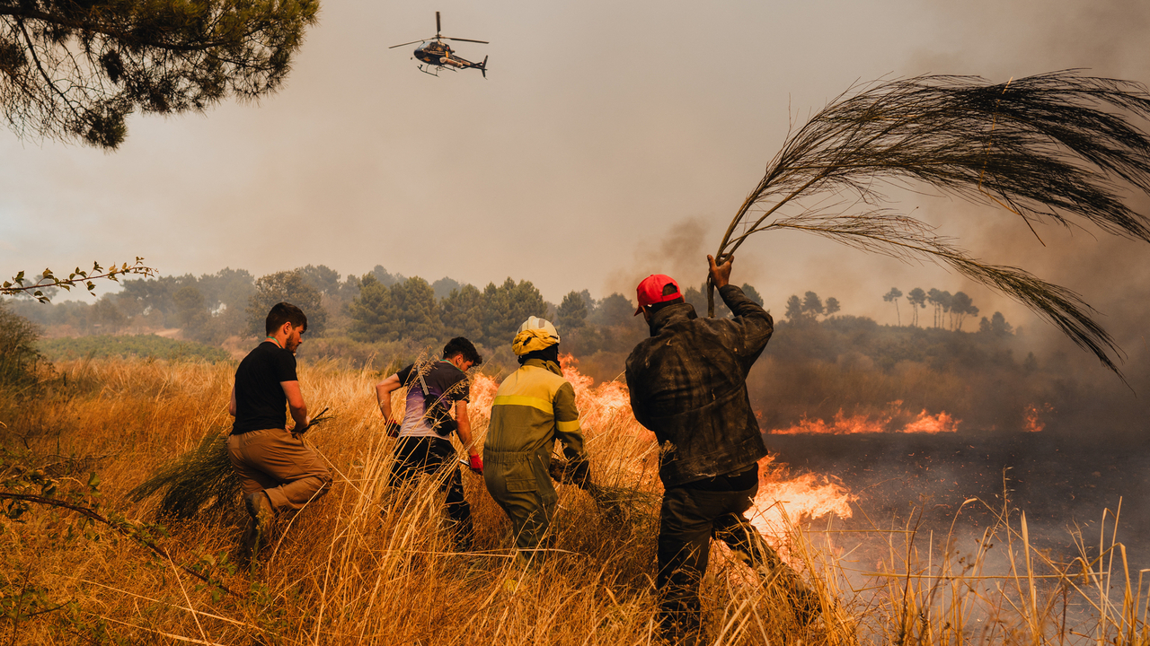 Incendies en Europe: Amélioration sur le front en Espagne, un pompier ...