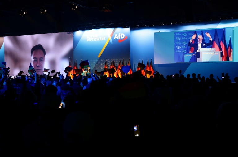 AfD campaign: Elon Musk addresses German far-right rally by video link ...