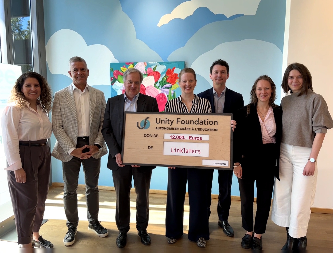 Linklaters: 12.000 € + 1.500 € fir Unity Foundation - RTL Lëtzebuerg
