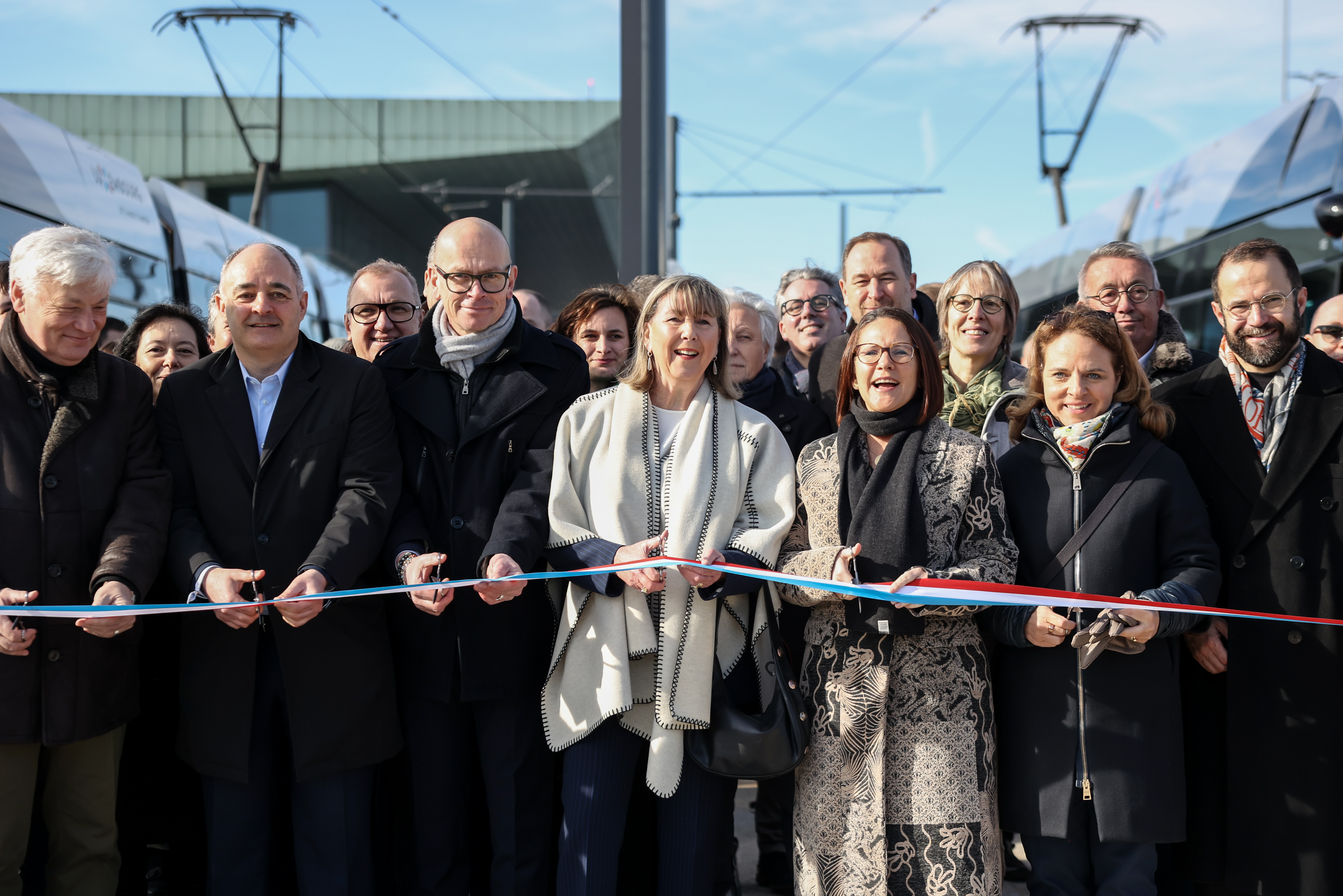 Update – Official inauguration: Tram line to Findel airport launches on ...