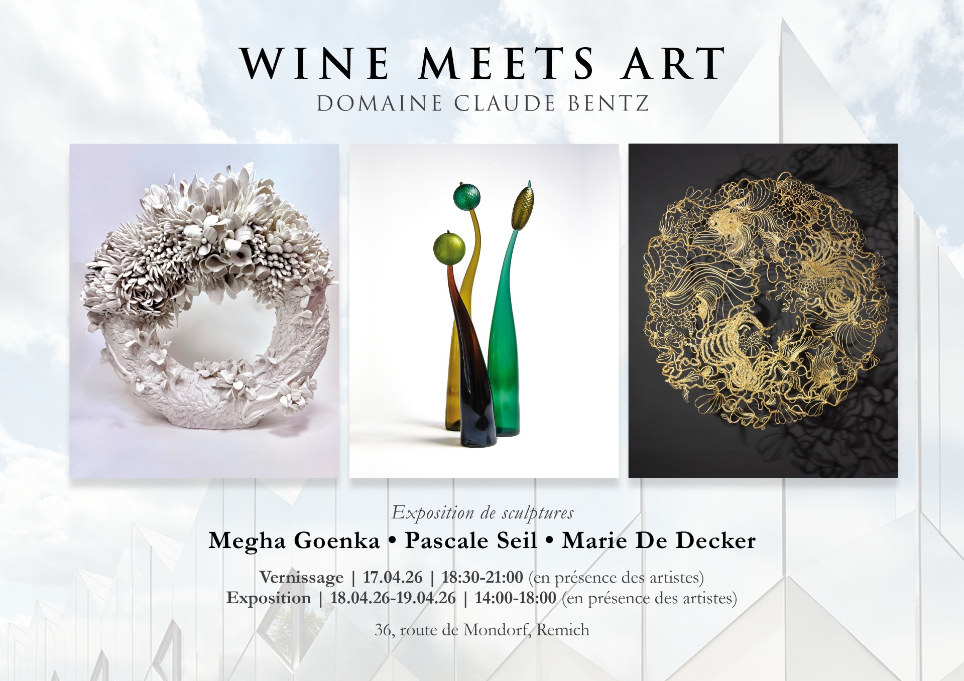 Domaine Claude Bentz: Wine Meets Art: Wa Konscht a Wäibau openeen ...