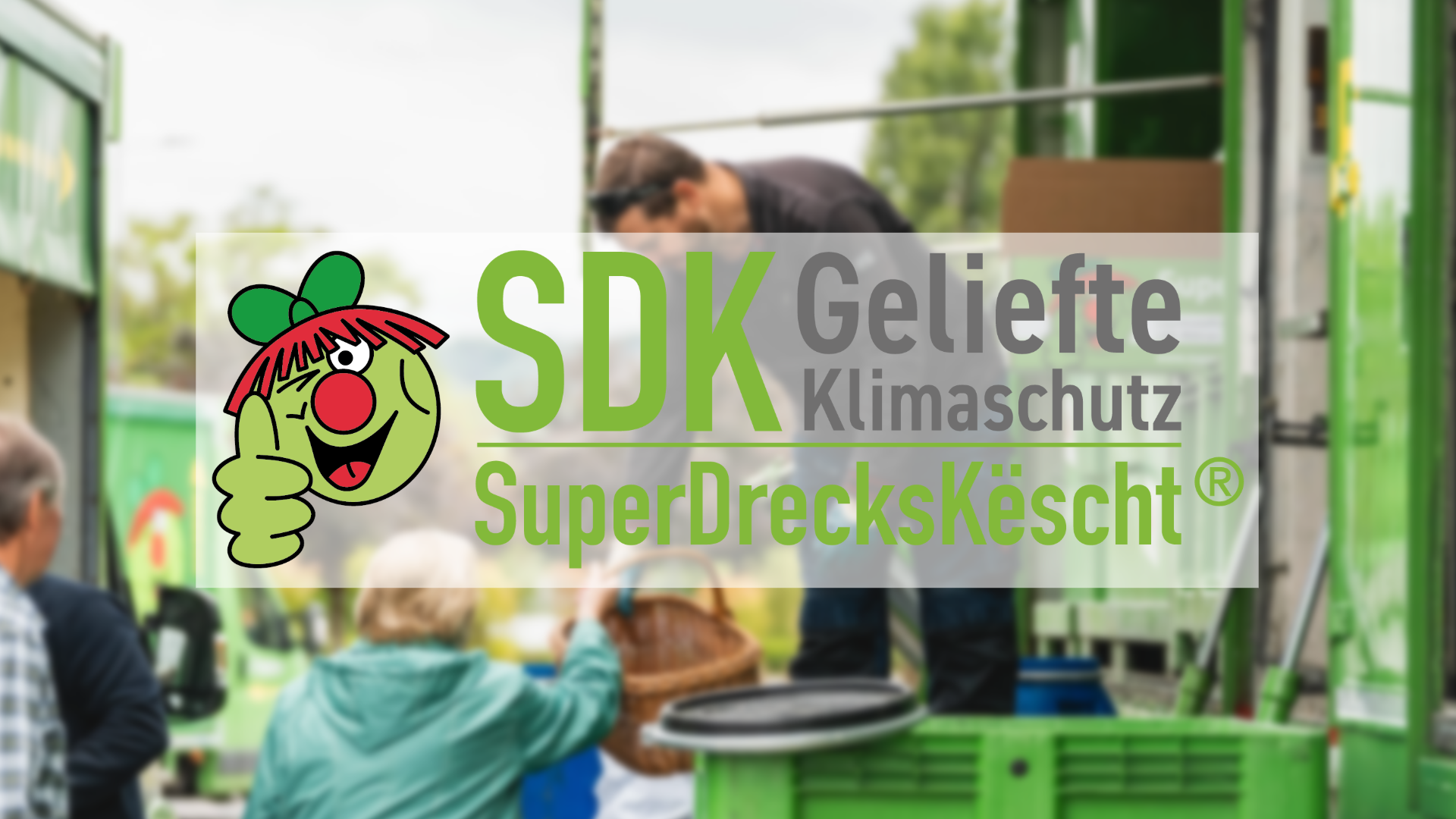 Offall ass e wichtegt d'Thema fir d'Ëmwelt: D'Superdreckskëscht hëlleft ...