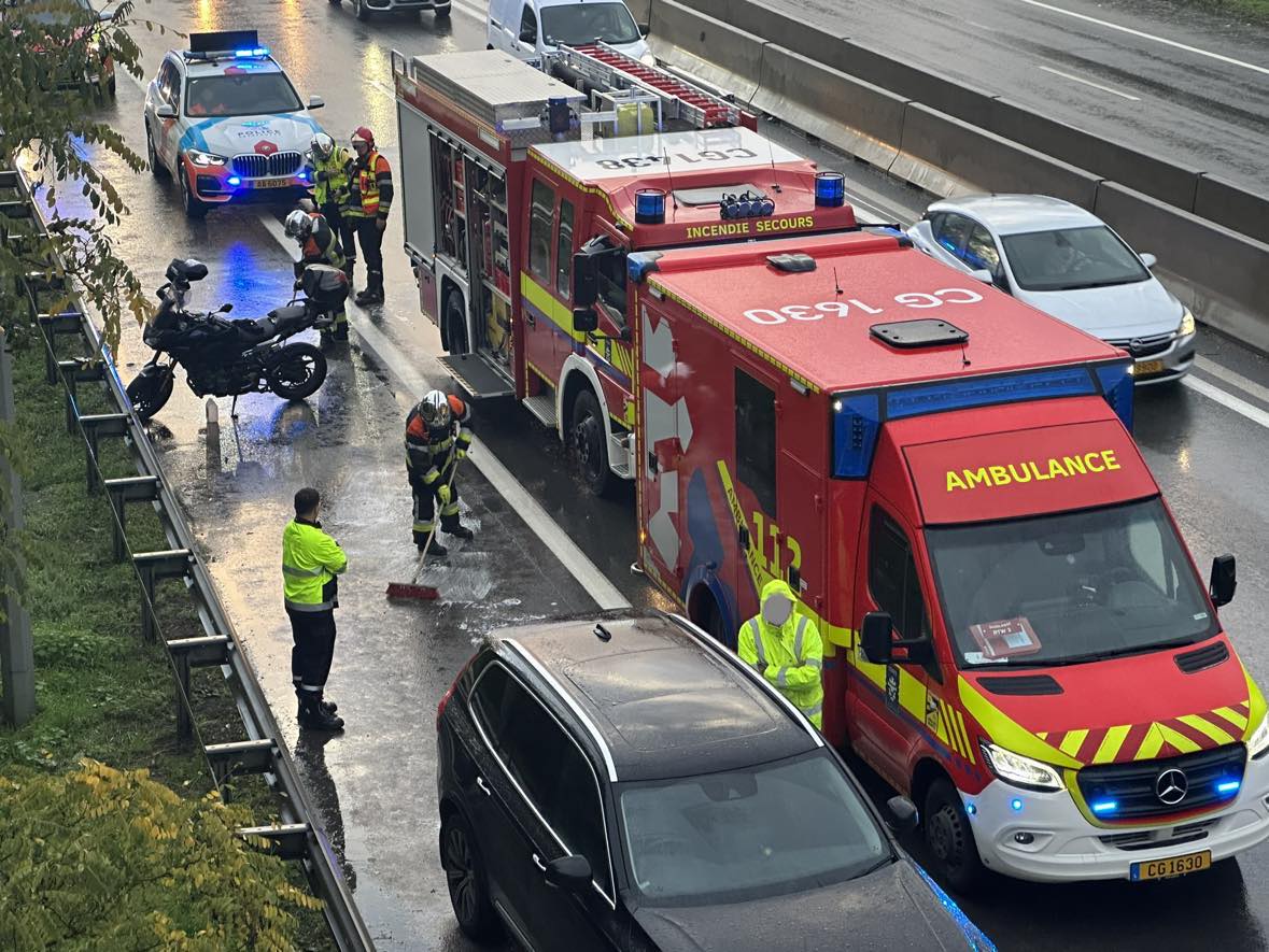 Friday morning: Accident disrupts traffic on A3 at France-Luxembourg ...