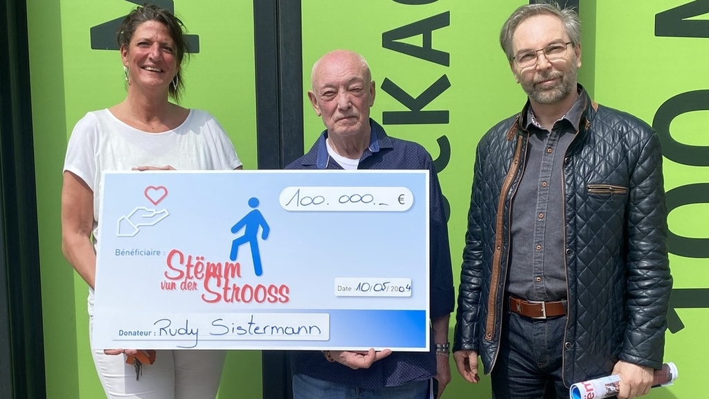 Stëmm vun der Strooss: Onerwaarte Spend iwwer 100.000 Euro vum Rudi ...