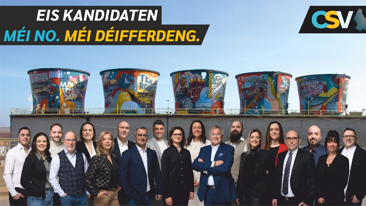 CSV- Déifferdeng: Lëscht ëm d'Spëtzekandidaten Tom Ulveling an Emina ...