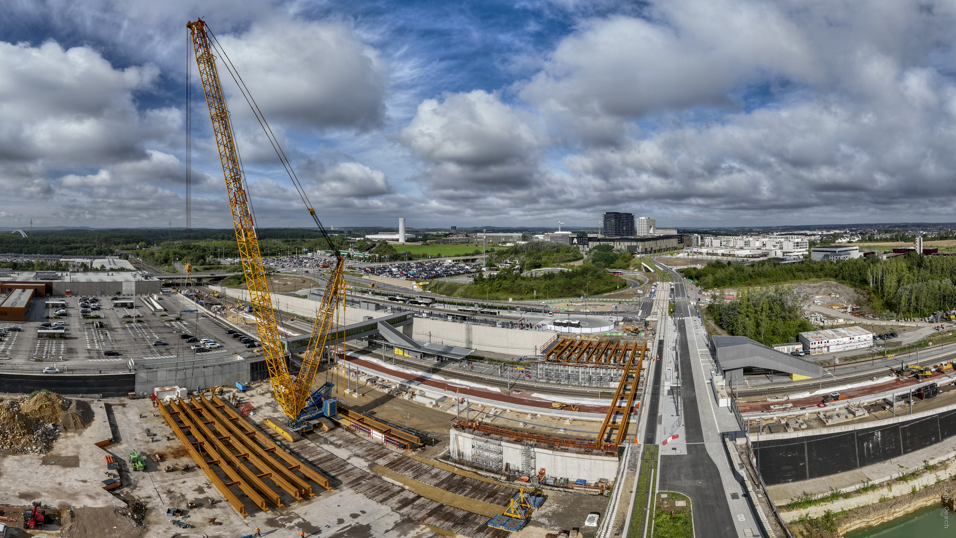 Mobility in the capital: Progress at Howald interchange hub signals ...