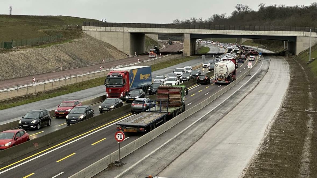 Southern Luxembourg: Traffic jams plague the A3 on Friday afternoon ...