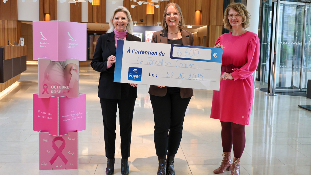 Foyer: 6.725 Euro fir d’Fondation Cancer - RTL Lëtzebuerg