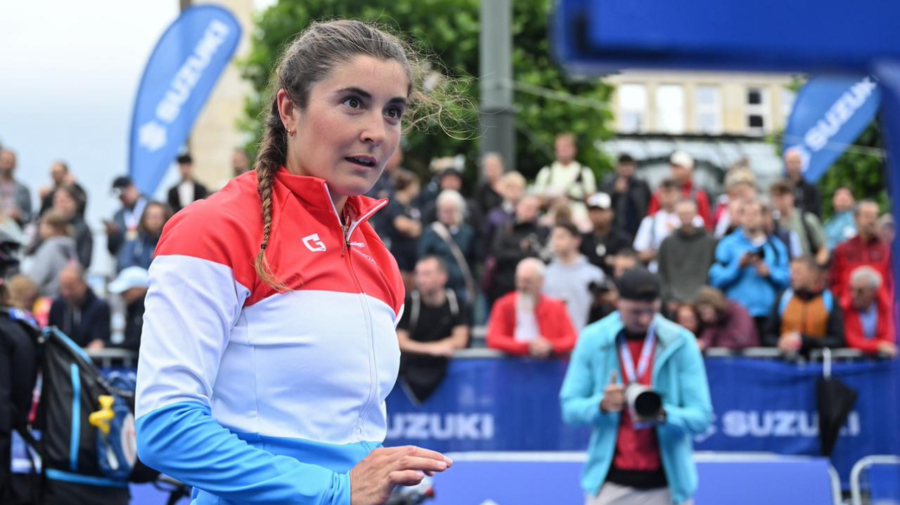 Triathlon: Gutt Performance vum Jeanne Lehair an dem Sebastian Ziekman ...