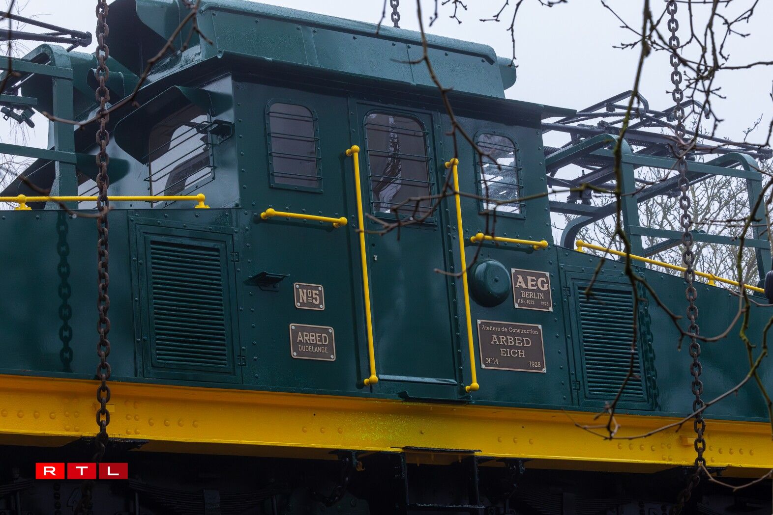After five years of restoration: Historic ARBED locomotive returns to ...