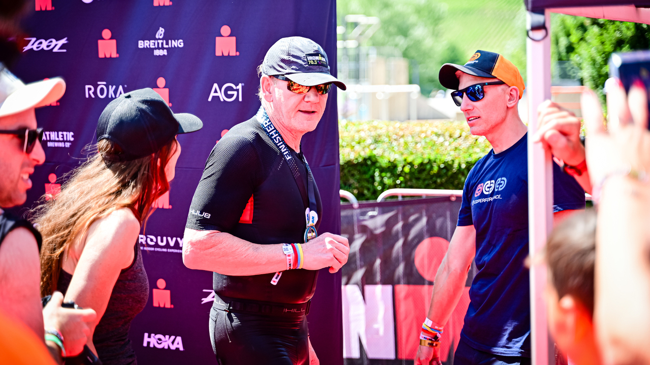 Ironman Lëtzebuerg: Starkach Gordon Ramsay kënnt mat enger Zäit vu 06: ...
