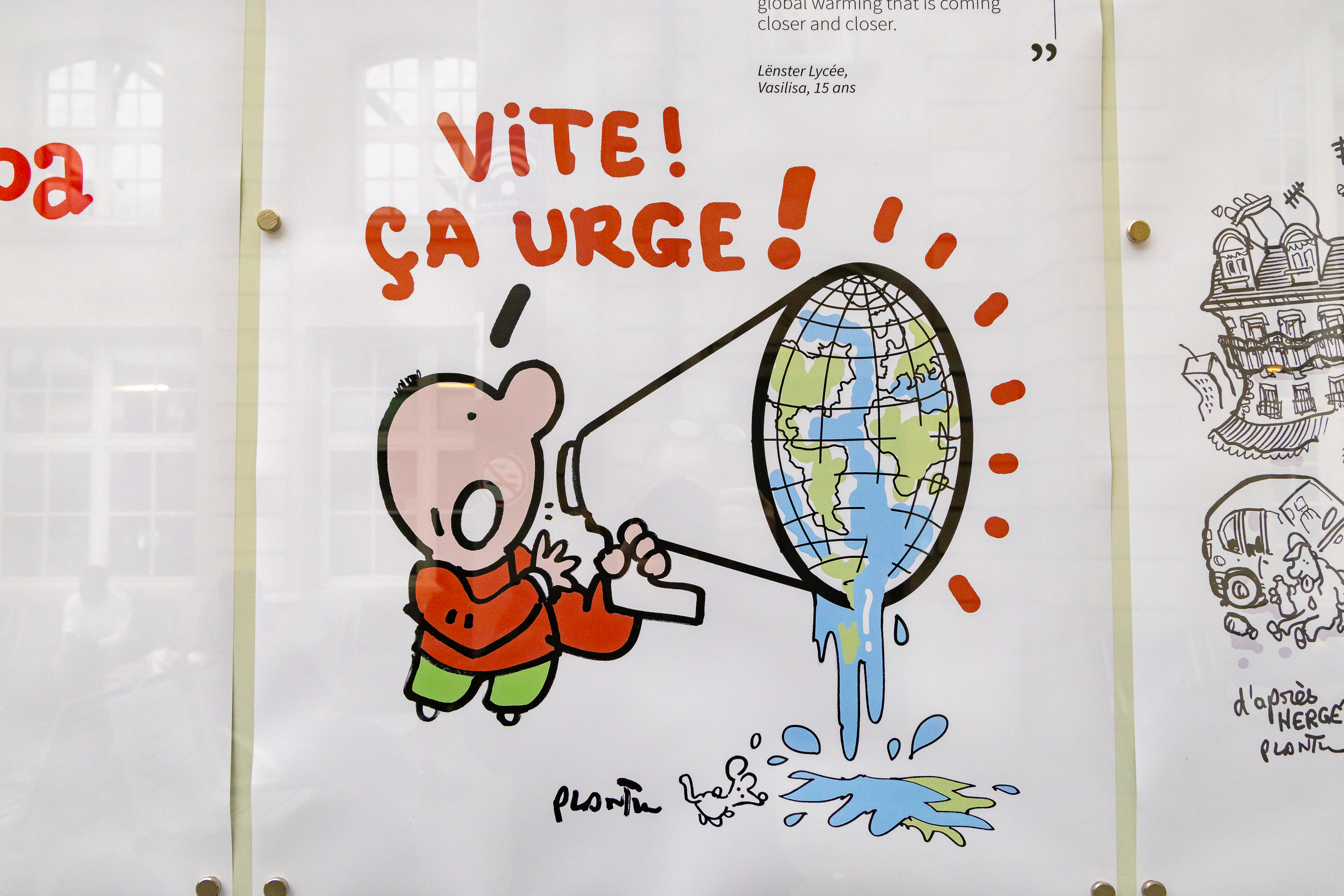 French cartoonist Plantu's work exhibited at Gare (21 Jan 2026) - RTL Today