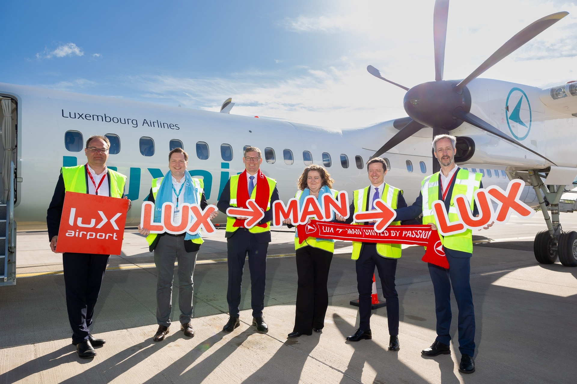New direct route: Luxair inaugurates first flight to Manchester - RTL Today