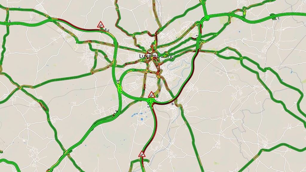 Fire alarm: Howald tunnel open again - but massive tailbacks on A1, A3 ...